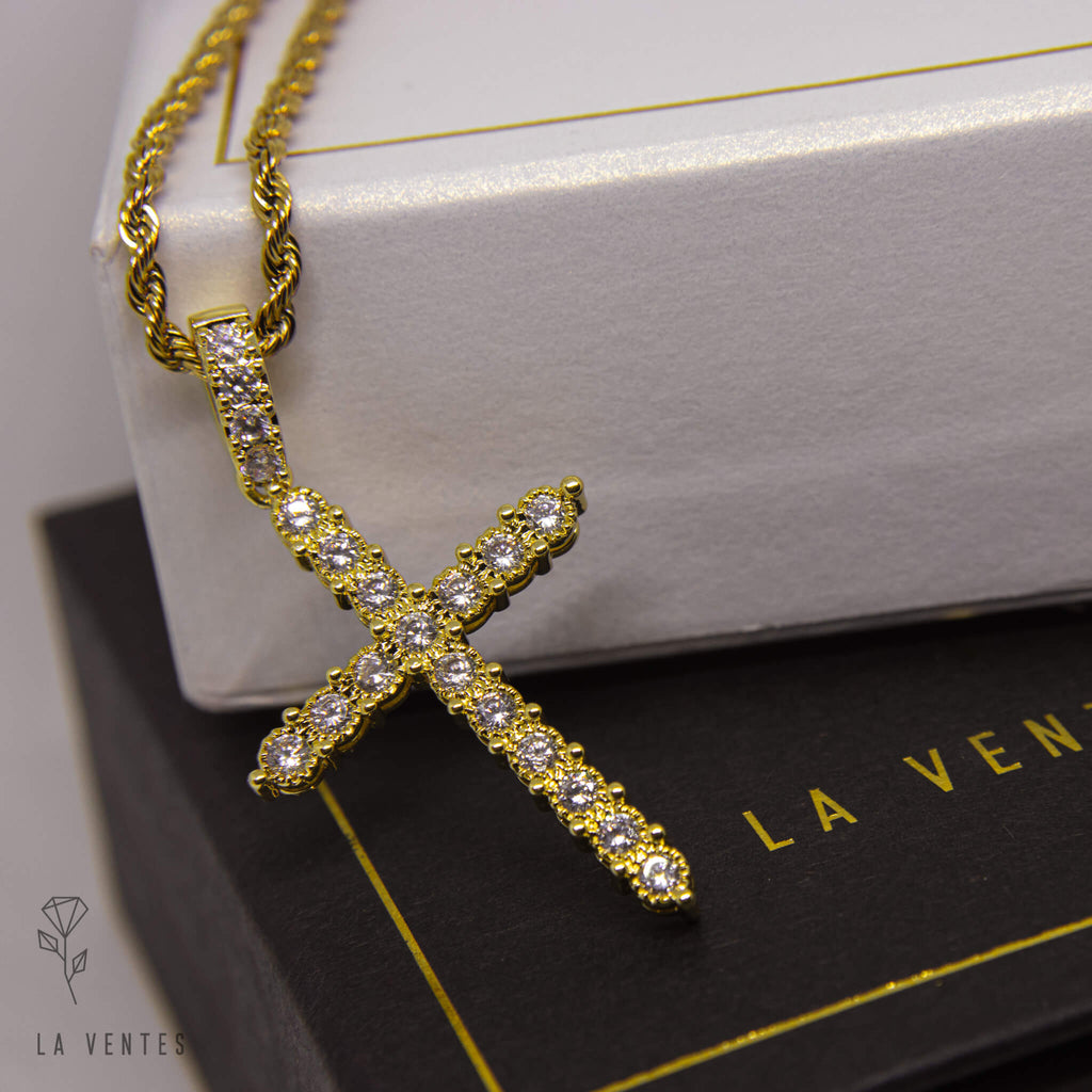Studded Edged Cross – La Ventes